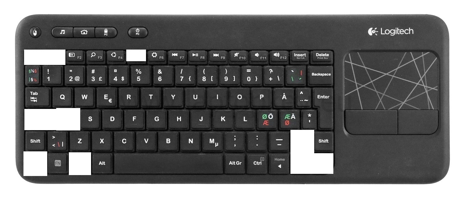 Logitech K400 Tastiperletastiere, tasti per le tastiere, Sostitutive ...