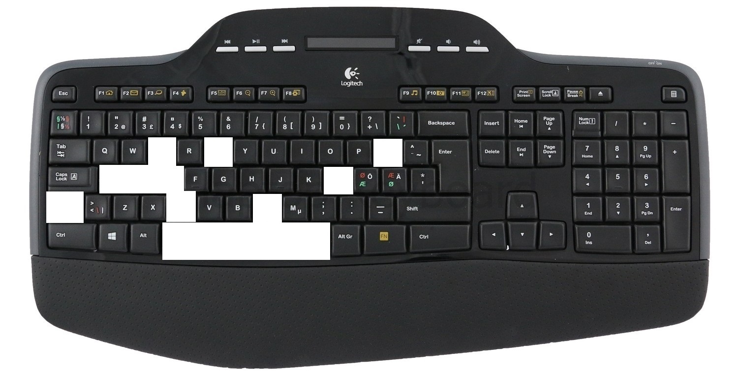 Logitech 820-002967 Tastiperletastiere, tasti per le tastiere ...